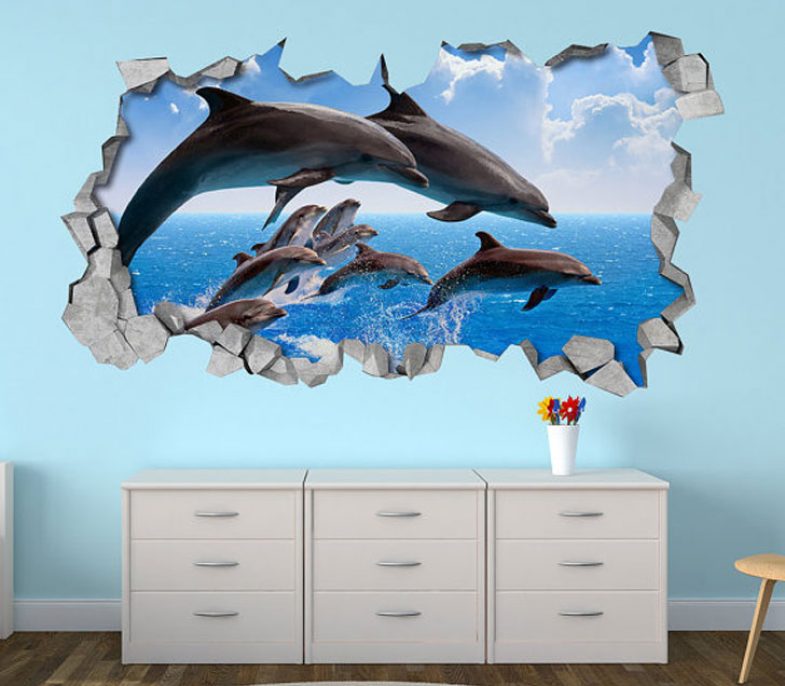 46 Coolest 3D Wall Decals & Stickers For Bedrooms
