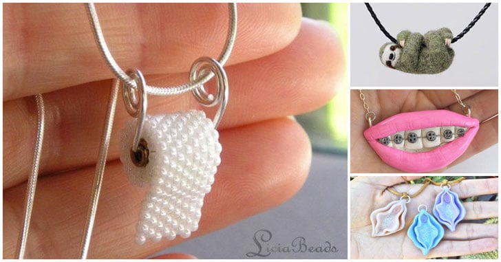 34 Funny, Weird & Unusual Necklaces You Can Buy!