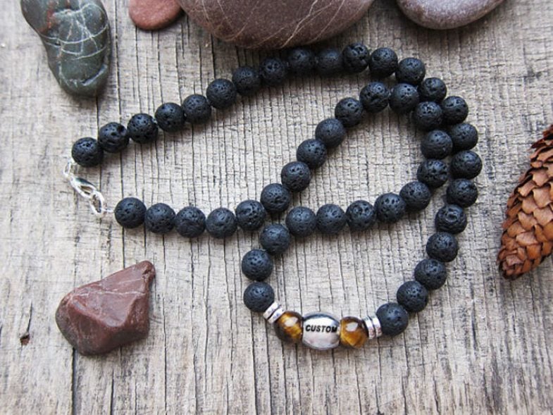 37 Unique Beaded Necklaces for Men To Look Fashionable
