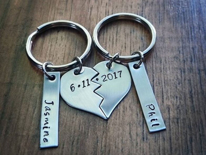 34 Matching Couples Keychains for Him and Her