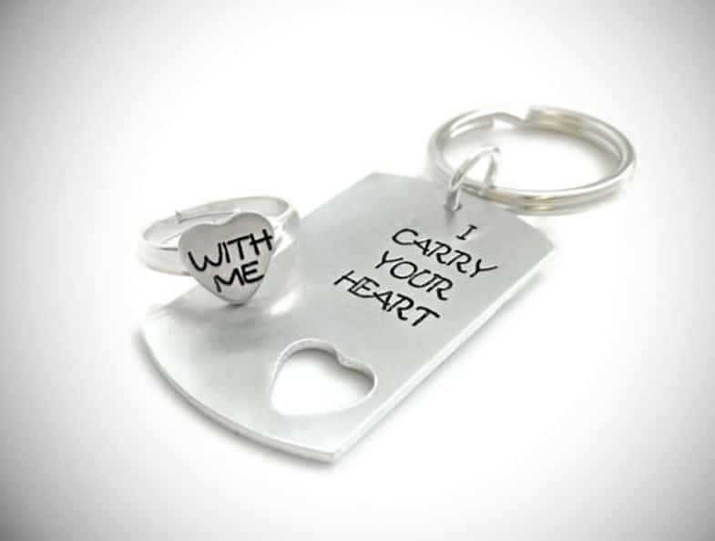34 Matching Couples Keychains for Him and Her