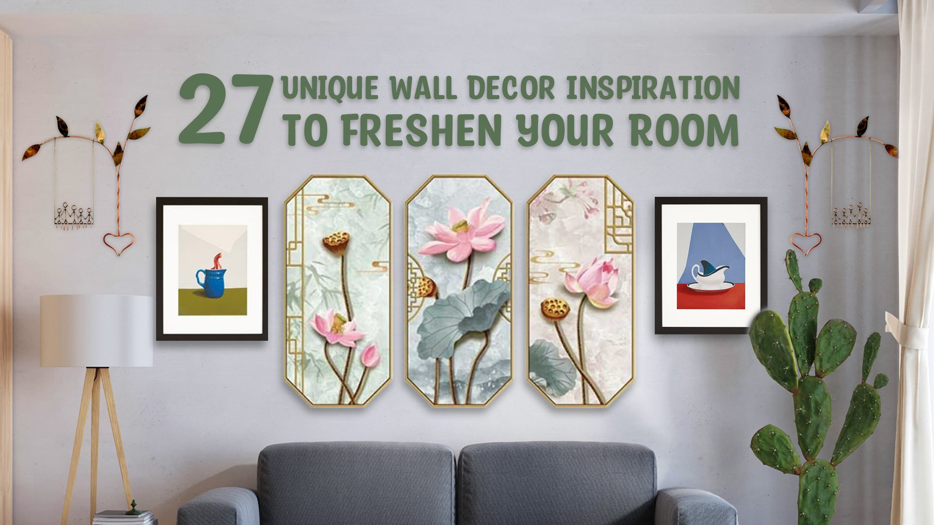 32 Unique Wall Décor Inspiration to Freshen Your Room