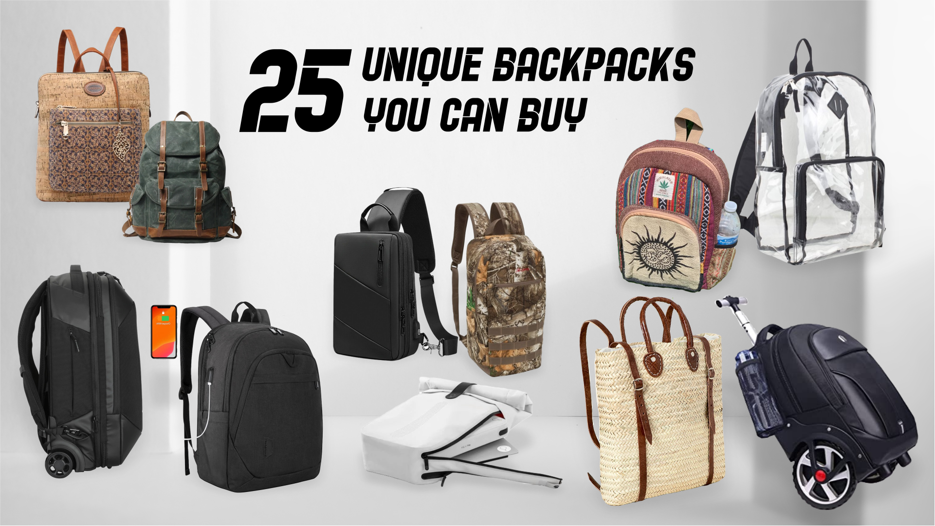 25 Unique Backpacks That Accommodating Every Aspect