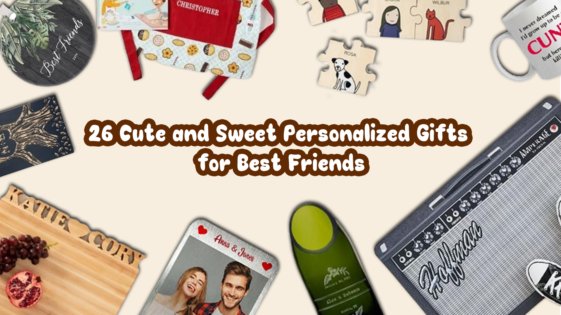 26 Cute and Sweet Personalized Gifts for Best Friends