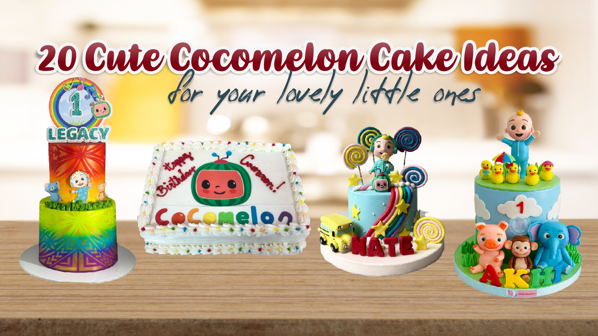 25 Cute Cocomelon Cake for Your Lovely Little Ones