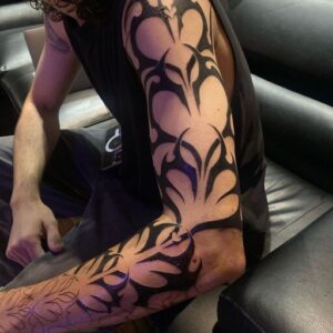 25 Futuristic Cyber Sigilism Tattoos Design Ideas