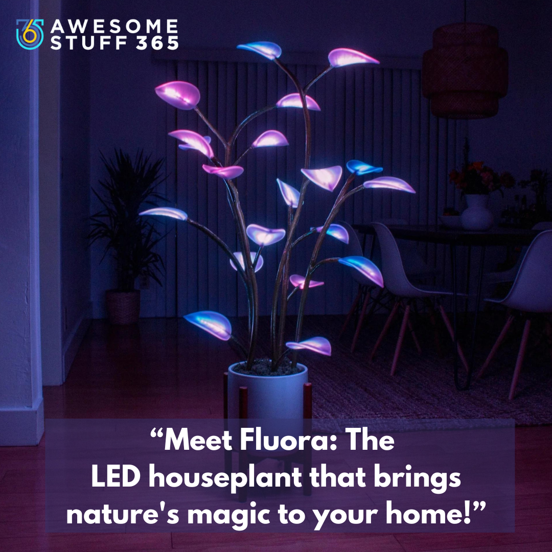 Brighten Up Your Home with Fluora: The Magical LED Houseplant 🌿