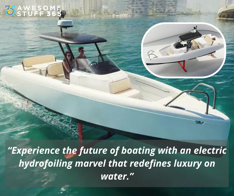 Cruise the Future with Candela’s Hydrofoiling Speedboat