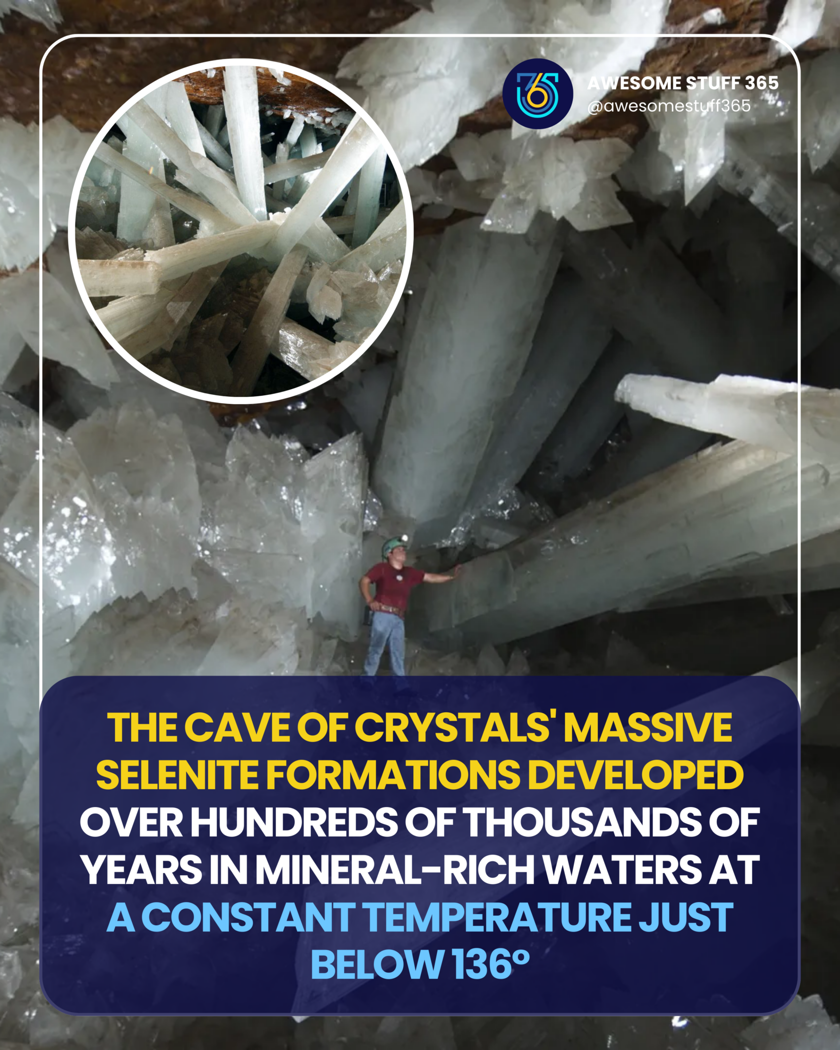 The Giant Crystal Cave in Mexico: A Natural Phenomenon Buried Beneath ...