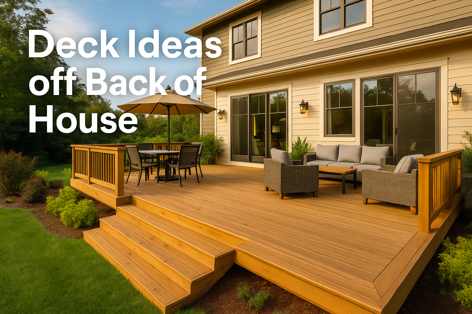 Creative Deck Designs to Transform Your Backyard