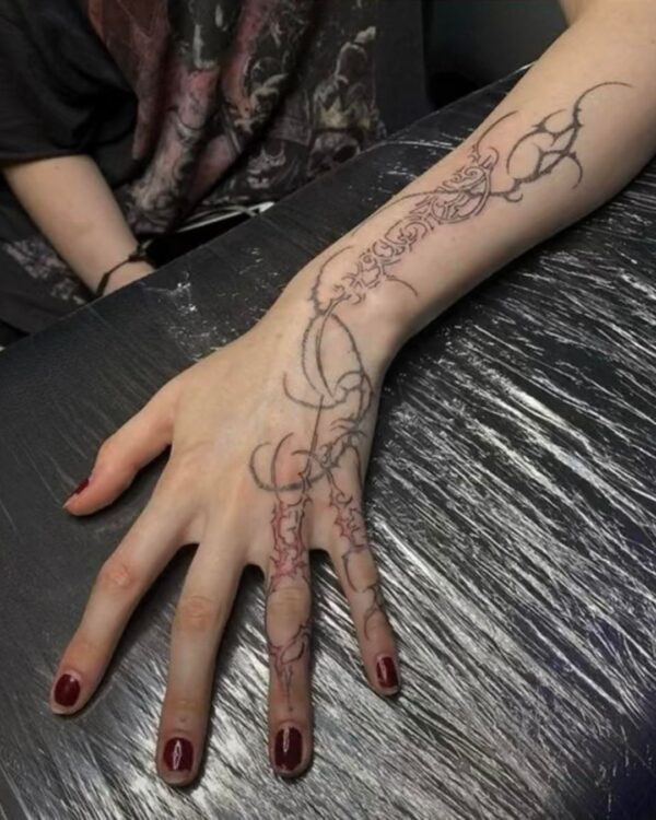 Gothic Cybercigilism Tattoos That Feel Sacred and Futuristic