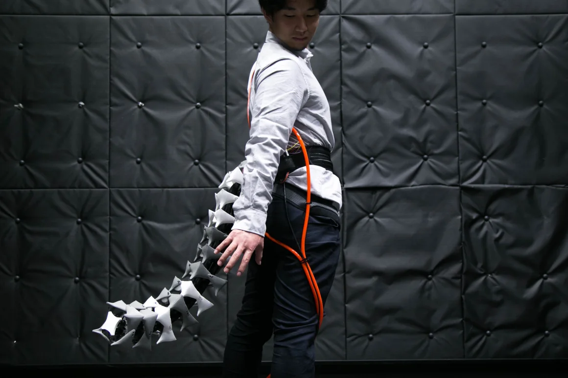 Japan’s Keio University Unveils a Wearable Robotic Tail That Moves Like ...